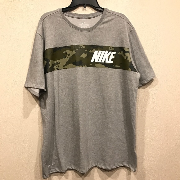 Nike | Shirts | Nike Camo Block Tee | Poshmark